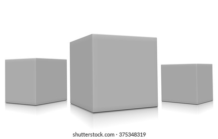Blank Box Product Template 스톡 일러스트 290419862 | Shutterstock