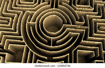 Conceptual Maze Stock Illustration 125854736 | Shutterstock