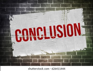 Conclusion 库存插图 626411444 | Shutterstock