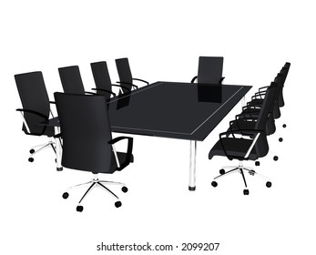 Conference Table Stock Illustration 2099207 | Shutterstock