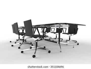 Conference Table Stock Illustration 351104696 | Shutterstock
