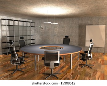 Conference Table Render Stock Illustration 15308512 | Shutterstock