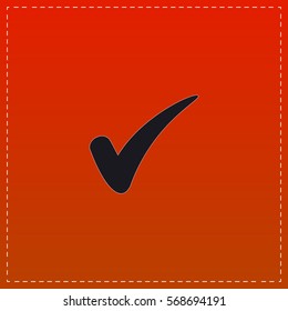 Confirm Icon Vector Black Flat Button: เวกเตอร์สต็อก (ปลอดค่าลิขสิทธิ์ ...