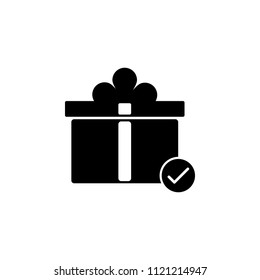 Vektor Stok Confirmation Receipt Gift Gift Box Check (Tanpa Royalti ...