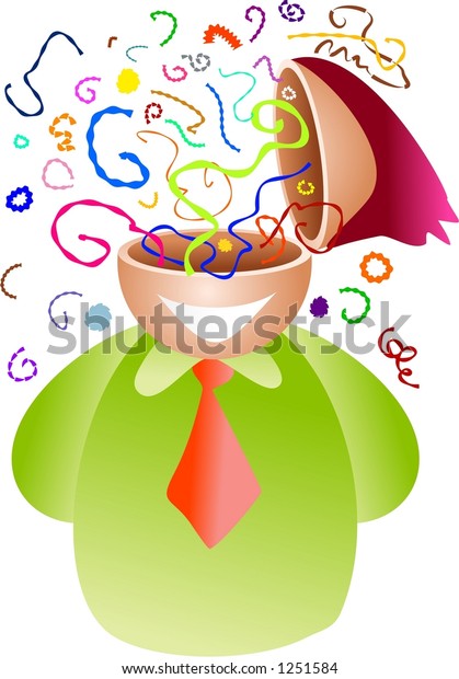 Confused Brain Stock Illustration 1251584 | Shutterstock
