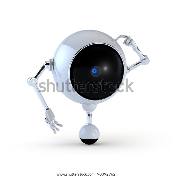 Confused Robot Stock Illustration 90392962 | Shutterstock