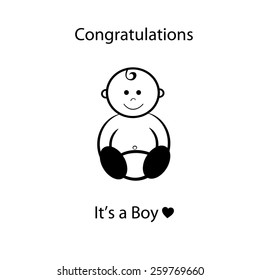 Congratulations Boy 스톡 일러스트 259769660 | Shutterstock