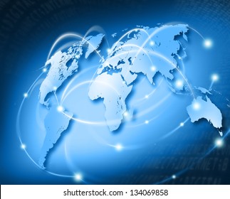 Connect World Network Stock Illustration 134069858 | Shutterstock