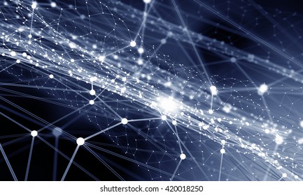 Connected Lines Background Stock Illustration 420018250