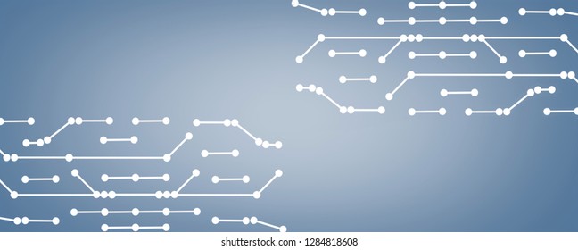 Connecting Dots Technology Network Stock Illustration 1284818608 ...