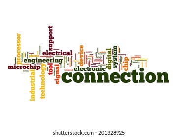 Connection Word Cloud Stock Illustration 201328925 | Shutterstock