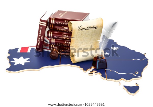 Constitution Australia Concept 3d Rendering 스톡 일러스트 1023445561 ...