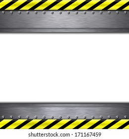 Construction Frame Borders On Plain Background Stock Illustration ...