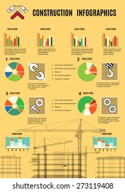 Construction Info Graphics Presentation Template Only Stock ...
