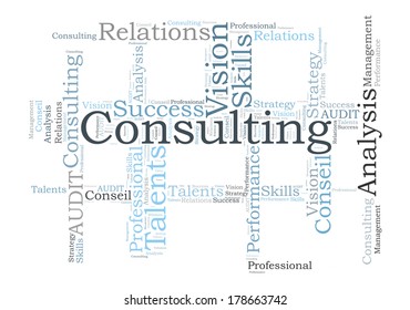 Consulting Word Cloud Stock Illustration 178663742 | Shutterstock