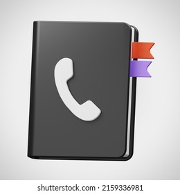 Contact Us Icon 3d Rendering On Stock Illustration 2159336981 ...