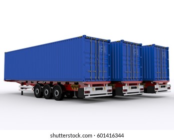 Container Chassis 3d Rendering: ภาพประกอบสต็อก 601416344 | Shutterstock