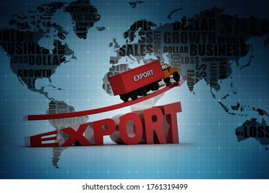 Container Export On Van 3d Illustration Stock Illustration 1761319499 ...