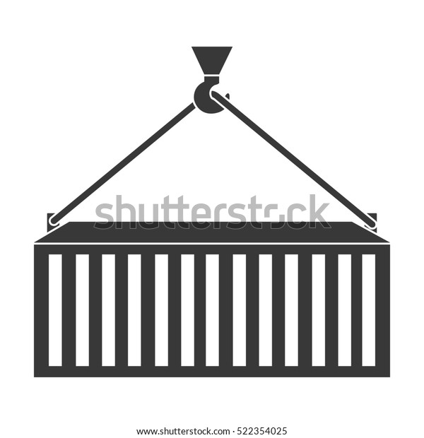 Container Icon Black Style Isolated On Stock Illustration 522354025 ...