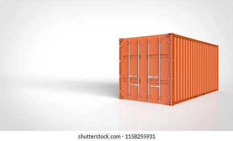 Shipping Container Box Design Logo Template Stock Vector (Royalty Free ...