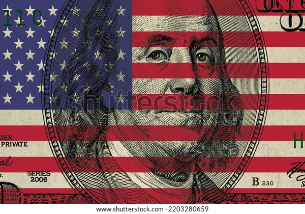 Contemporary Artwork Background Colored Banknote Digital Stock ...
