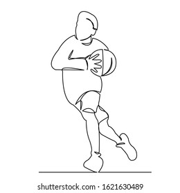 Continuous Single Drawn One Line Boy Stock Illustration 1621630489 ...