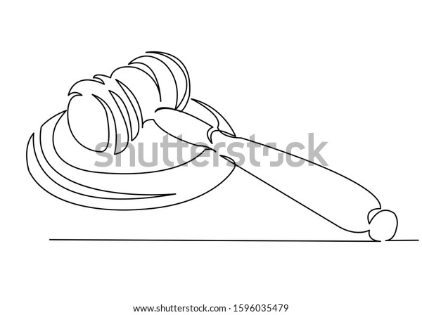 1,637 Gavel Line Art Images, Stock Photos & Vectors | Shutterstock