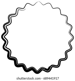 Contour Shape Different Distortion Effect Abstract Stock Illustration ...