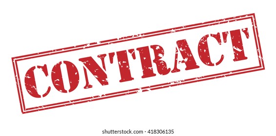 Contract Stamp Stock Illustration 418306135 | Shutterstock