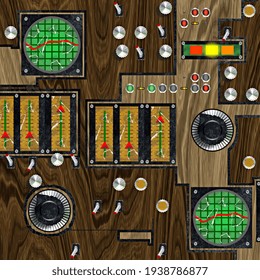 Control Panel Texture Lots Buttons Stock Illustration 1938786877 ...