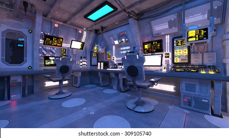 Control Room: ilustración de stock 309105740 | Shutterstock