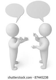 Conversation 3d Render Person Stock Illustration 87445238 | Shutterstock