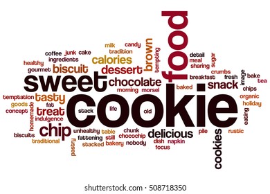 Cookie Word Cloud Concept Stock Illustration 508718350 | Shutterstock