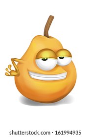 Cool Pear Stock Illustration 161994935 | Shutterstock