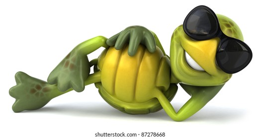 357 Cartoon turtle with sunglasses Images, Stock Photos & Vectors ...