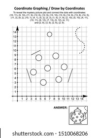 Coordinate Graphing Draw By Coordinates Math 库存矢量图（免版税）1502499149 ...
