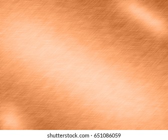 Copper Metal Brushed Background Texture Stock Illustration 651086059 ...