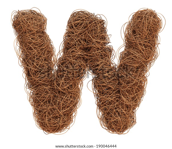 Copper Wire Alphabet Stock Illustration 190046444 | Shutterstock
