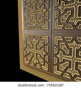 Coptic Orthodox Cross Design Pattern Stock Illustration 719631187 ...