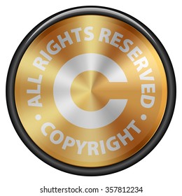 Copyright Button Icon Stock Illustration 357812234 | Shutterstock