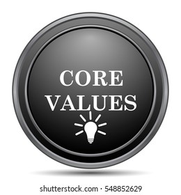 Core Values Icon Black Website Button Stock Illustration 548852629 ...