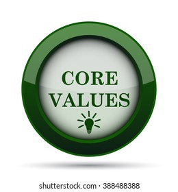 Core Values Icon Internet Button On Stock Illustration 388488388 ...