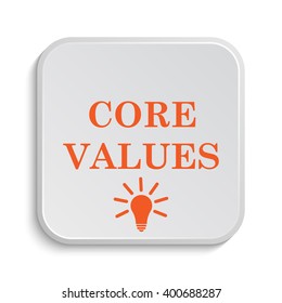 Core Values Icon Internet Button On Stock Illustration 400688287 ...