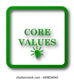 Core Values Icon Internet Button On Stock Illustration 440826043 ...