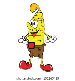 Corn Cartoon Drawing Stock Illustration 152263415 | Shutterstock
