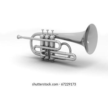 Cornet Isolated White Background Stock Illustration 67229173 | Shutterstock