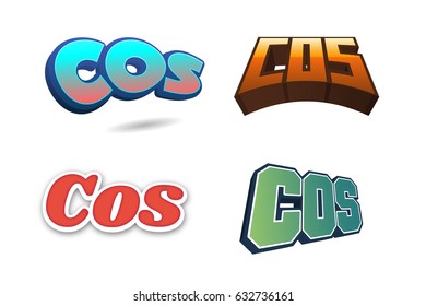79 Logo cos Stock Illustrations, Images & Vectors | Shutterstock