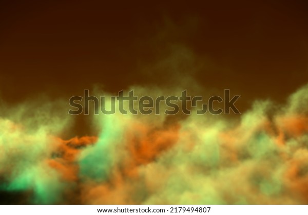 Cosmic Smoke Concept Concept Creative Abstract Stock Illustration ...