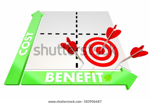Cost Vs Benefit Analysis Matrix Compare Stock Illustration 583906687 ...