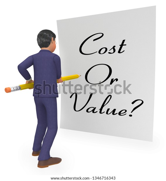 Cost Vs Value Note Denotes Return Stock Illustration 1346716343 ...